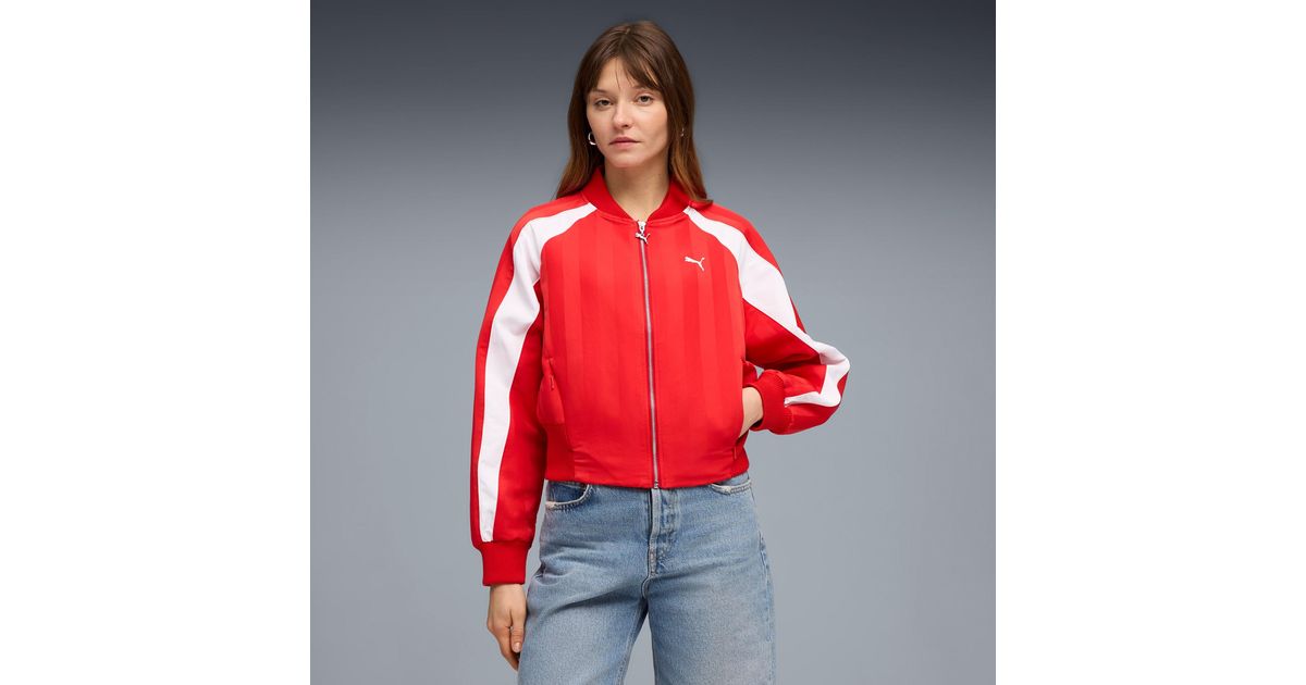 PUMA Future..Archive Oversized Jacket in Red | Lyst UK