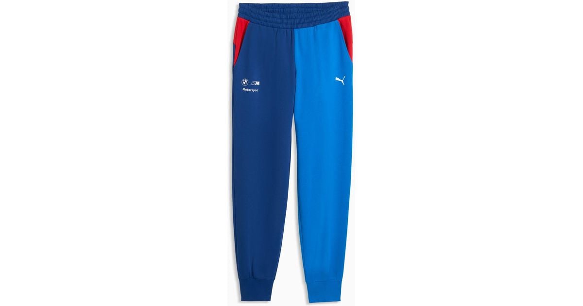 PUMA Bmw M Motorsport Essentials Fleece Pants Pro/M Color in Blue for ...