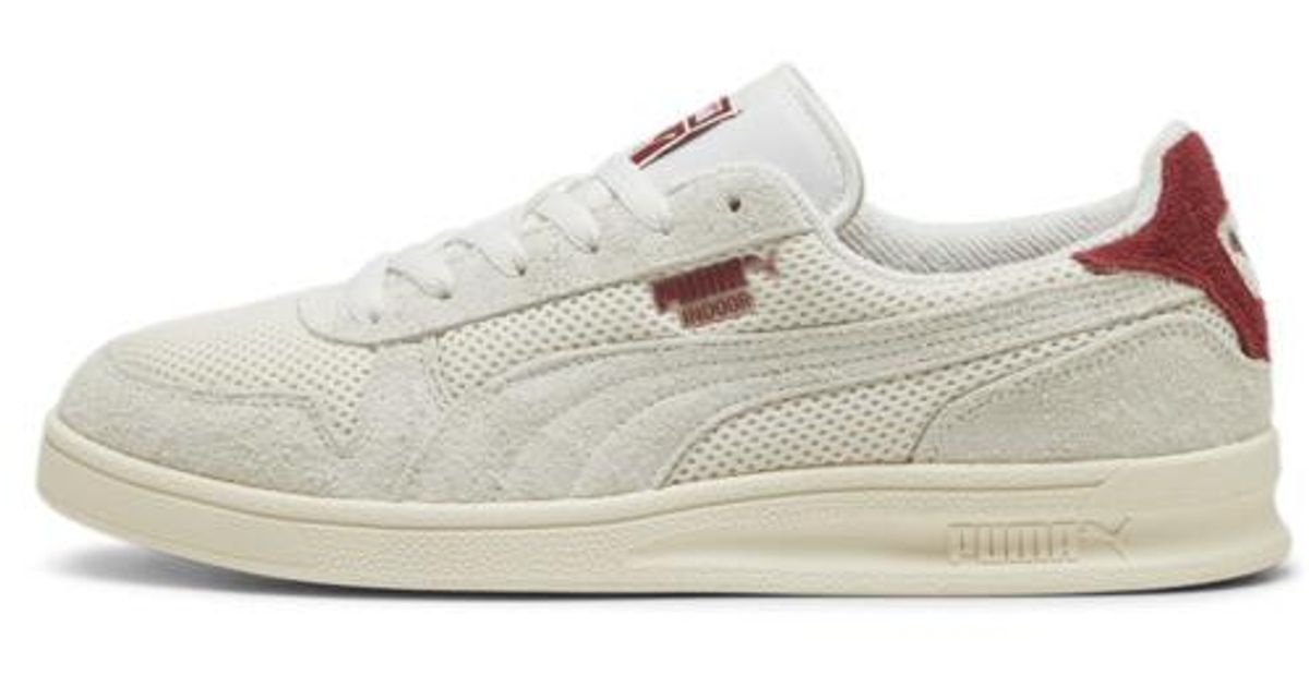 PUMA Indoor Mesh Sneakers in White | Lyst
