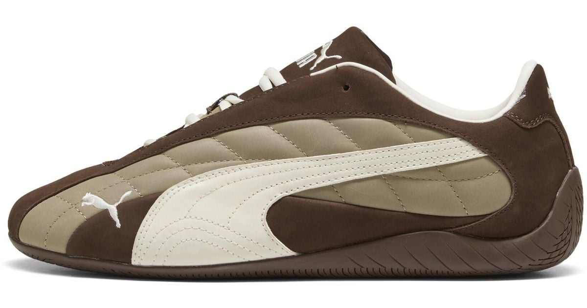 PUMA Speedcat Plus Quilted Sneakers in Brown | Lyst