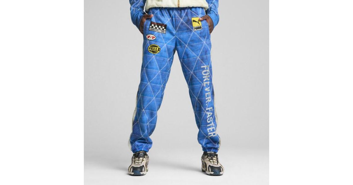 PUMA A$Ap Rocky X Quilted Sweatpants, Royal in Blue | Lyst