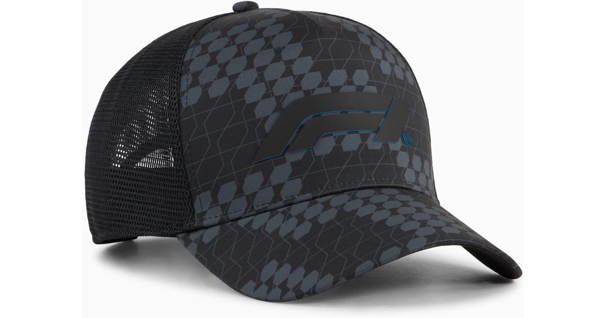 PUMA Formula 1Â Ultimate Racer Trucker Hat in Black | Lyst UK