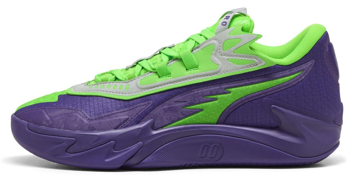 PUMA Scoot Zeros Ii Nxtpro Hoops Basketball Shoes in Green for Men | Lyst