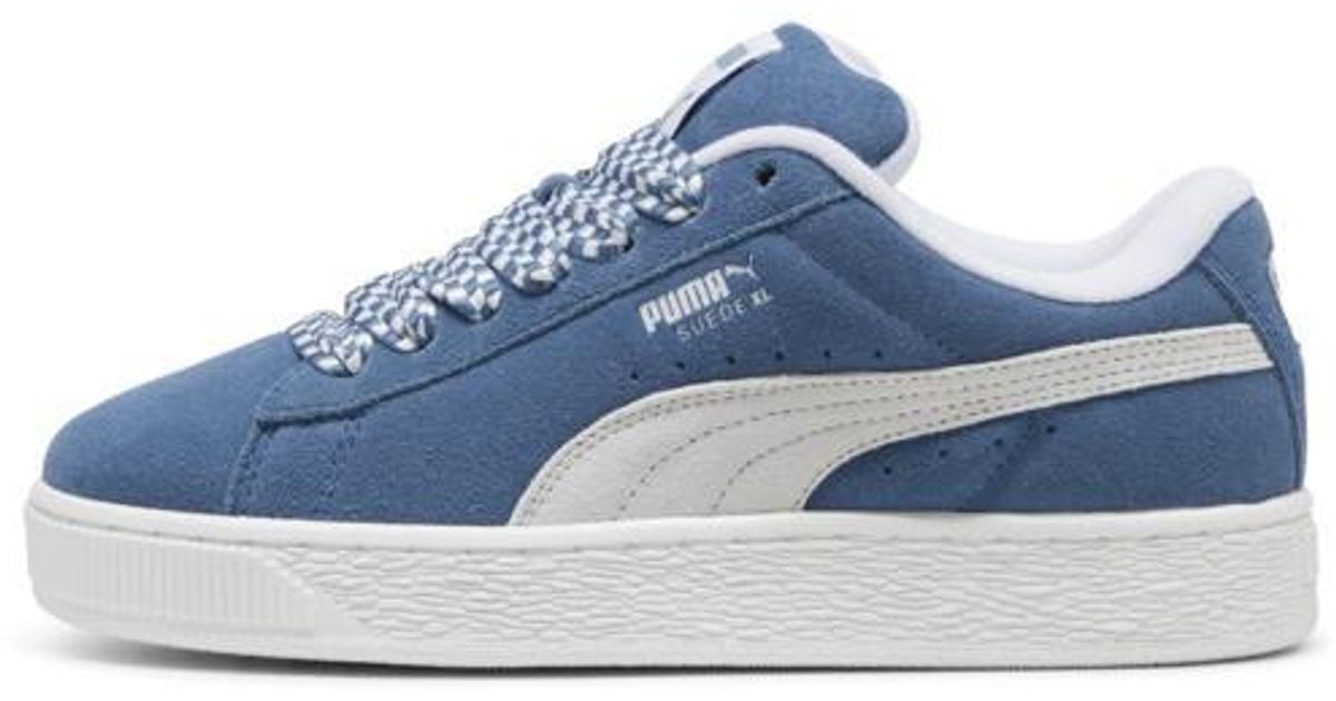 PUMA Suede Xl Lace Sneakers , Horizon in Blue | Lyst