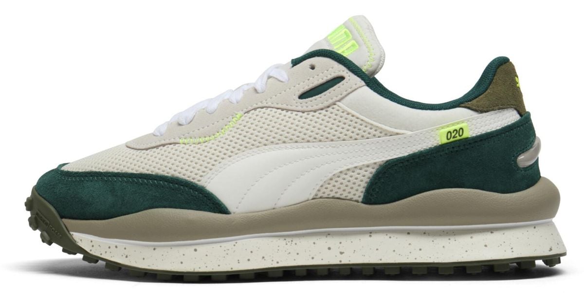 PUMA Style Rider Mix Sneakers in Green for Men | Lyst
