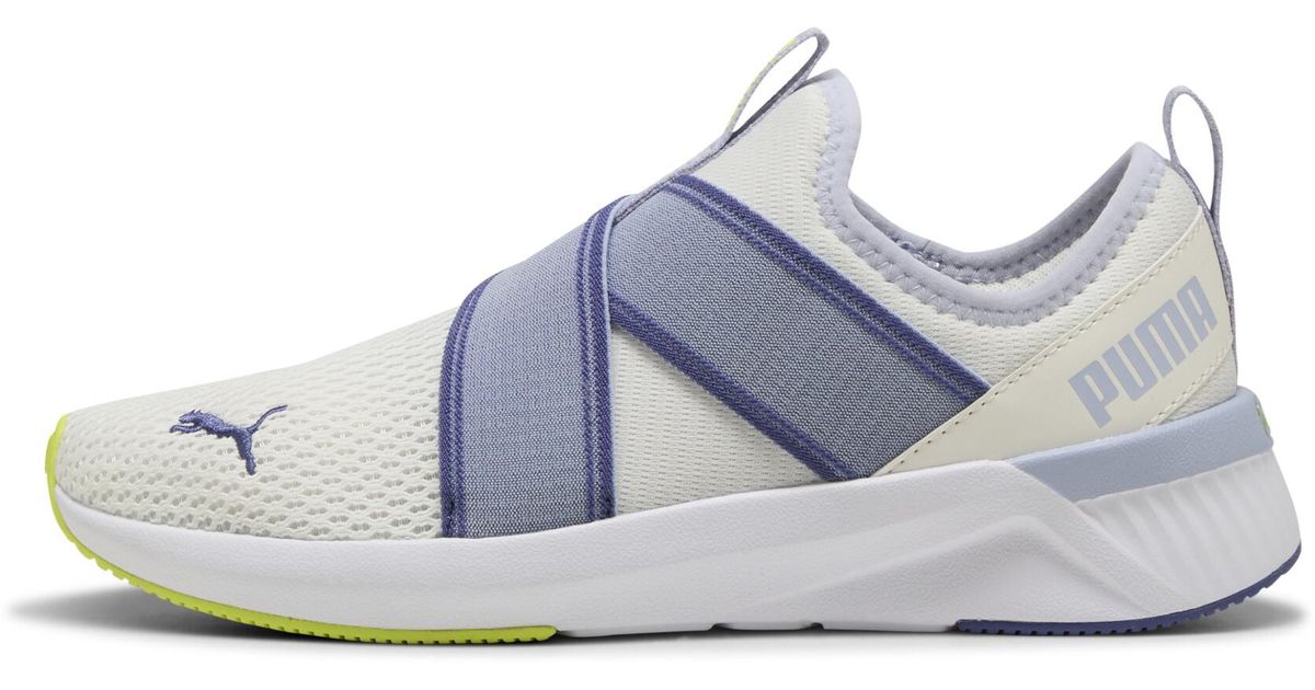PUMA Softride Harli Slip-On Running Shoes in Blue | Lyst