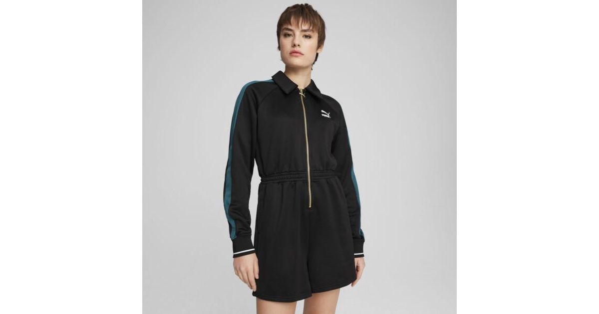 PUMA Play Loud T7 Romper in Black | Lyst