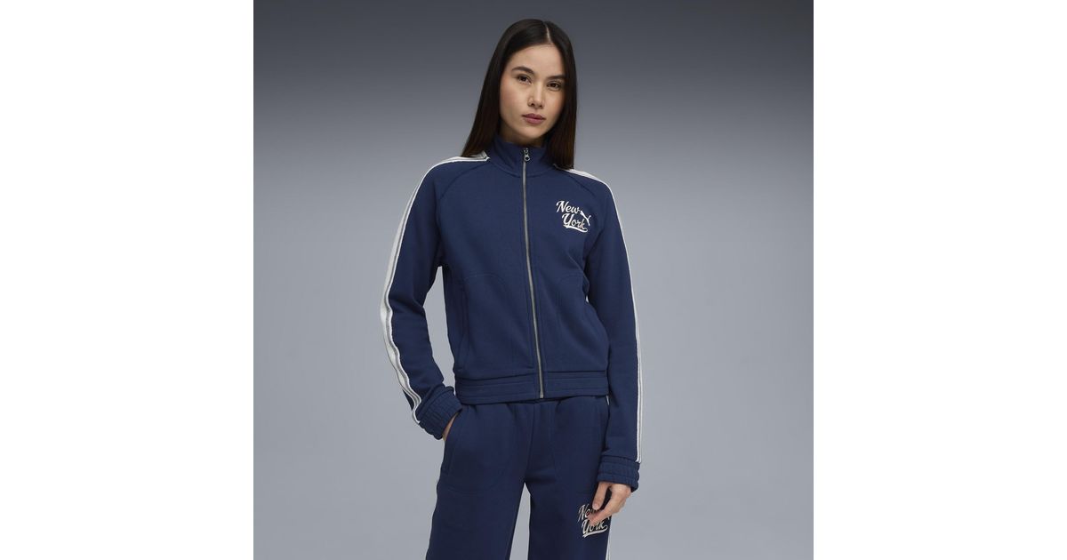 PUMA T7 Nyc Track Jacket in Blue | Lyst