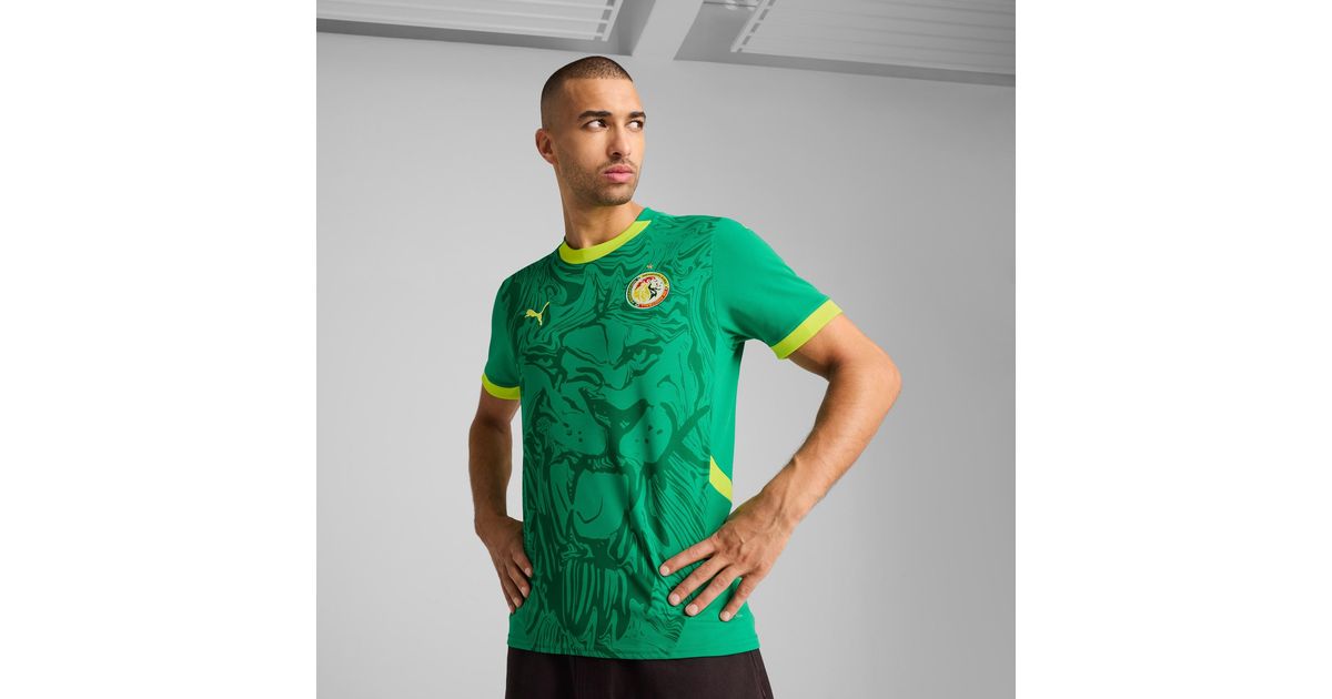 PUMA Senegal 2025 Away Jersey Sport/Electric Lime in Green for Men ...