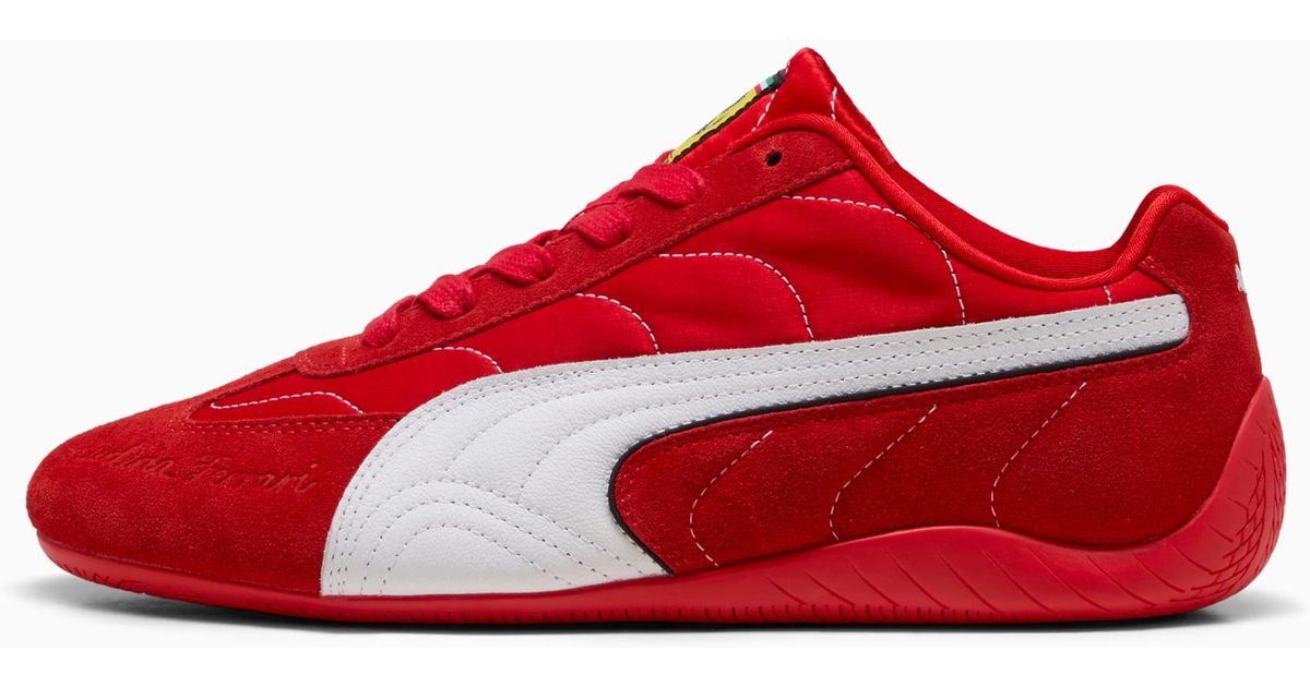 PUMA Scuderia Ferrari Monza Speedcat Sneakers in Red for Men | Lyst UK