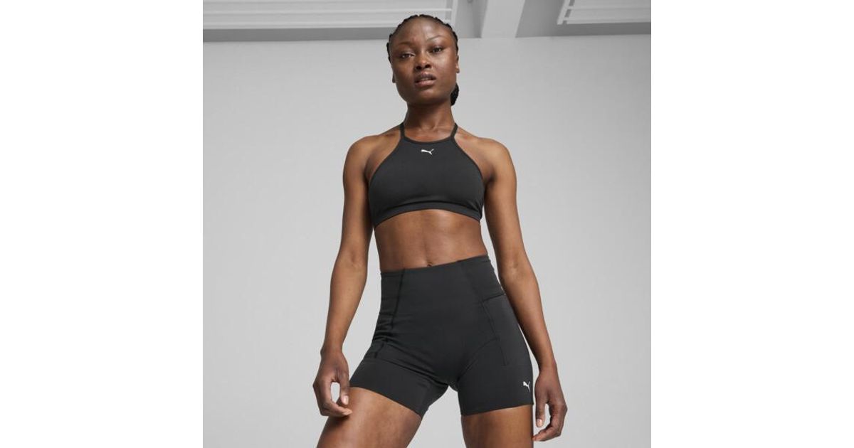 PUMA Move Cloudspun Training Bra in Black | Lyst