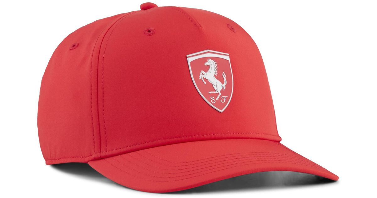 PUMA Scuderia Ferrari Adjustable Hat in Red | Lyst