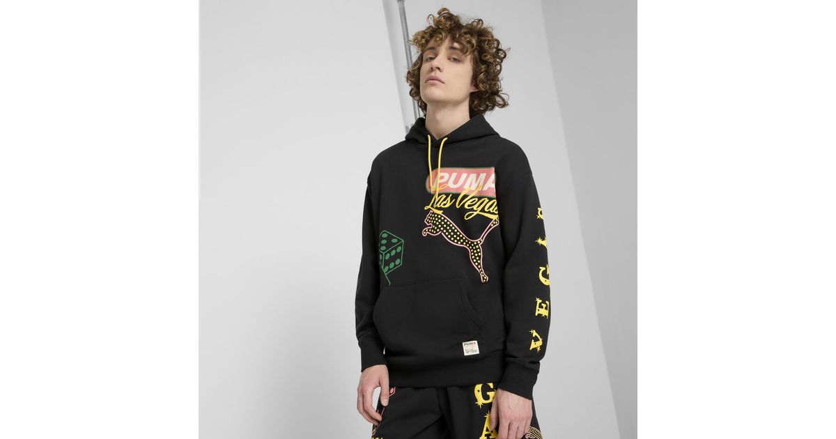 PUMA Wardrobe Ess Lv Hoodie Tr in Black for Men | Lyst