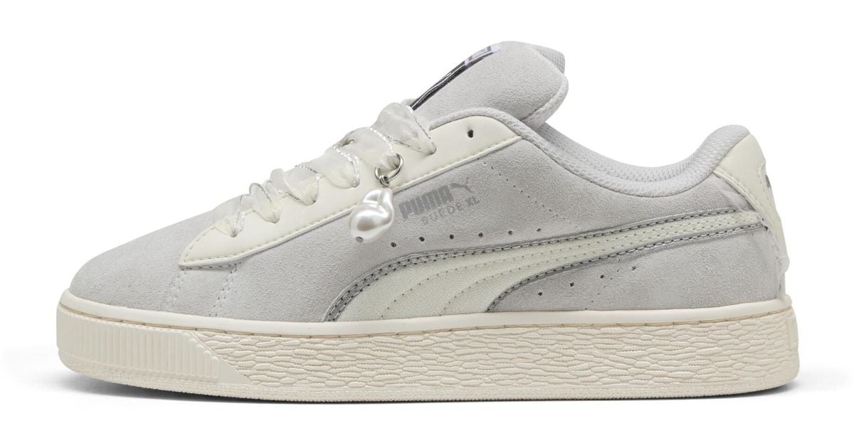 PUMA Suede Xl Glam Athletics Sneakers in White | Lyst