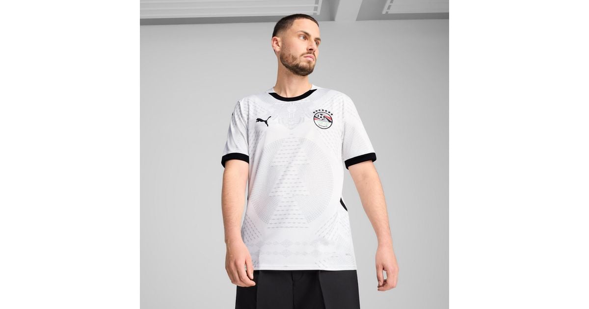 PUMA Egypt 2025 Away Jersey /Sand Dune in White for Men | Lyst UK