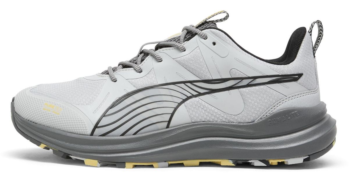 PUMA Reflect Lite Trail Marbled Trail Running Shoes in Gray for Men | Lyst