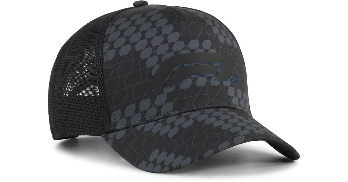 PUMA Formula 1Â Ultimate Racer Trucker Hat in Black for Men | Lyst UK