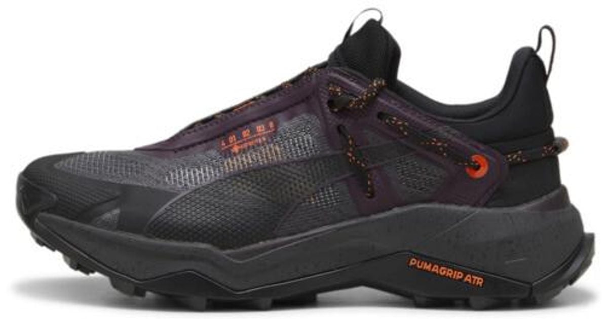 PUMA Seasons Explore Nitroâ ¢ Gore-Tex Hiking Shoes in Black | Lyst