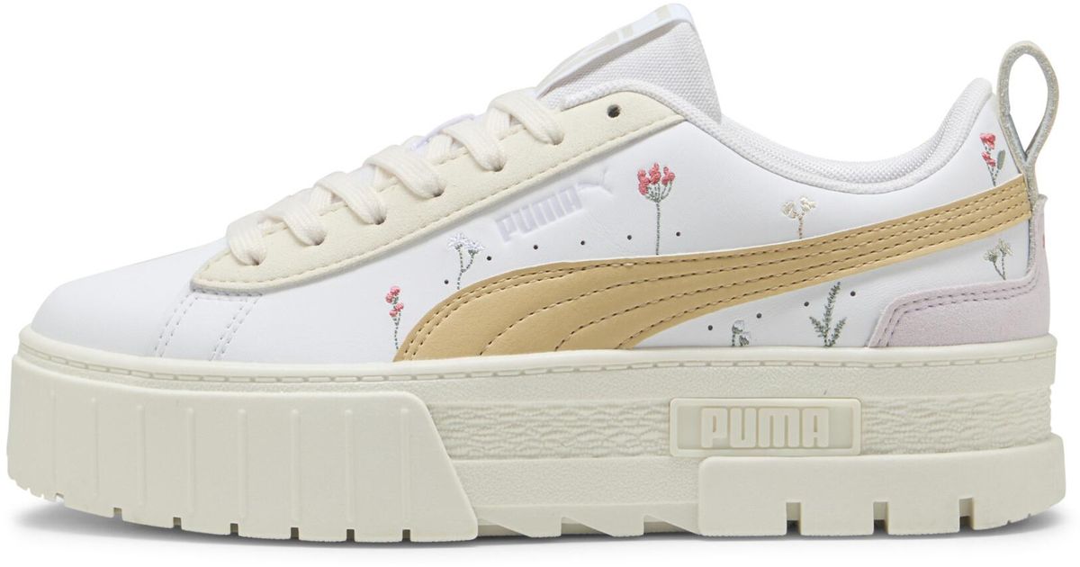 PUMA Mayze Secret Garden Sneakers in White | Lyst