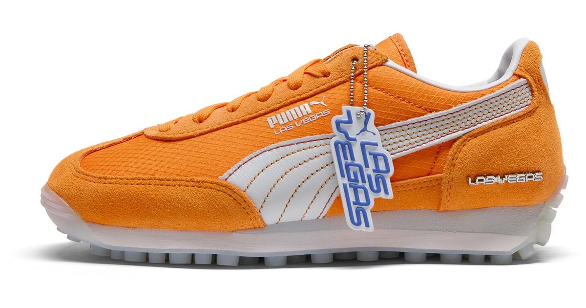 PUMA Easy Rider Club Flagship Wns Shoes in Orange | Lyst