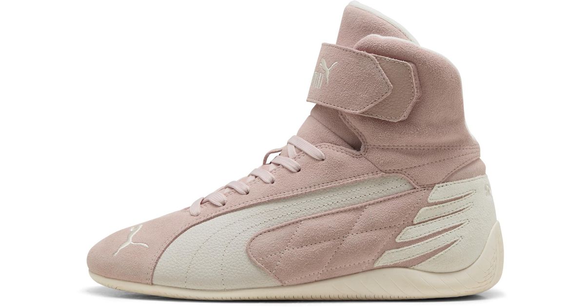 PUMA Speedcat Mid Sneakers in Brown | Lyst