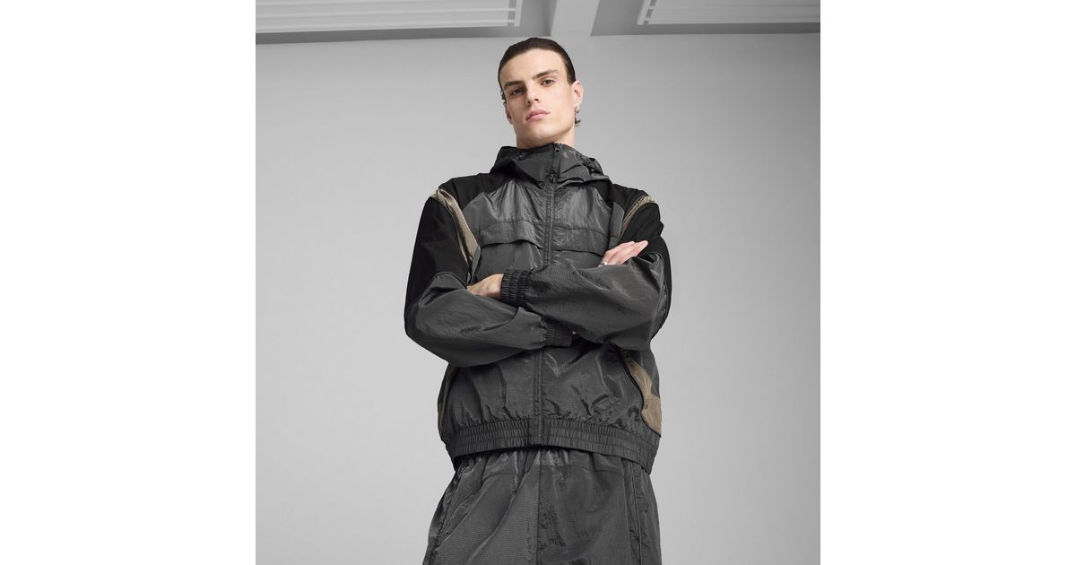 PUMA Mostroverse Cellerator Ripstop Jacket in Gray for Men | Lyst