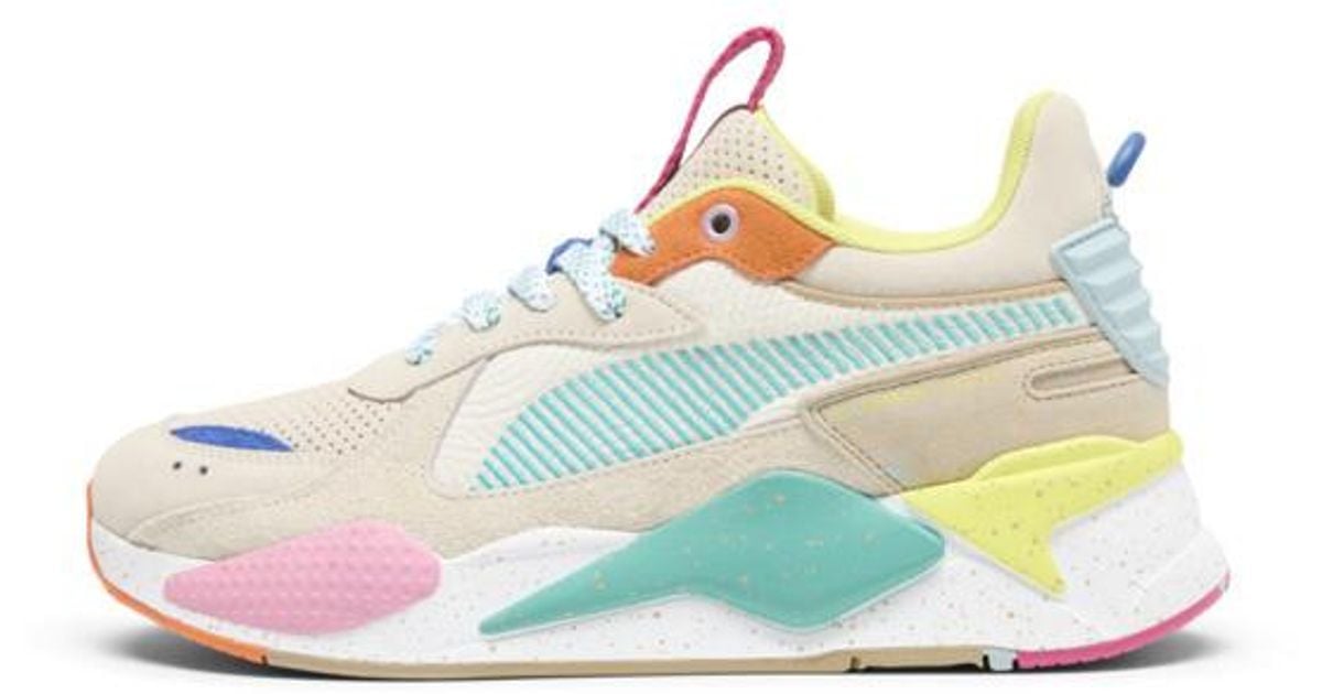 PUMA Rs-X Suede Multi Sneakers in Blue | Lyst