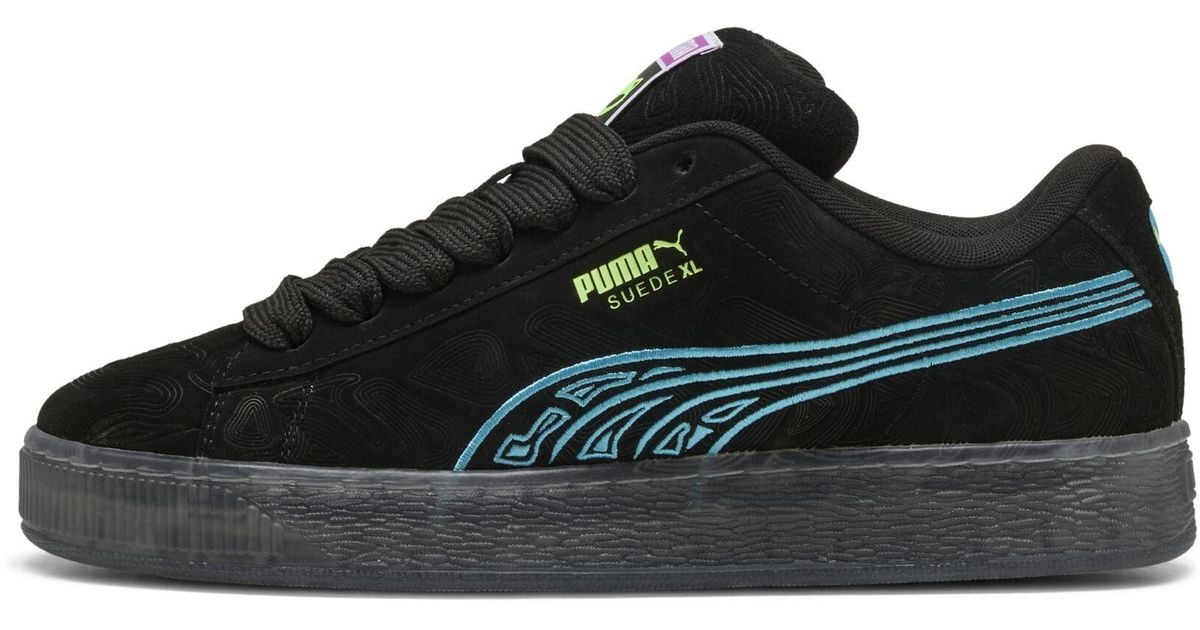 PUMA Suede Xl Alien Sneakers in Black | Lyst