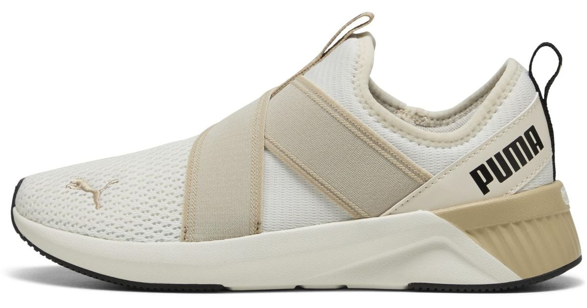 PUMA Softride Harli Slip-On Running Shoes in White | Lyst