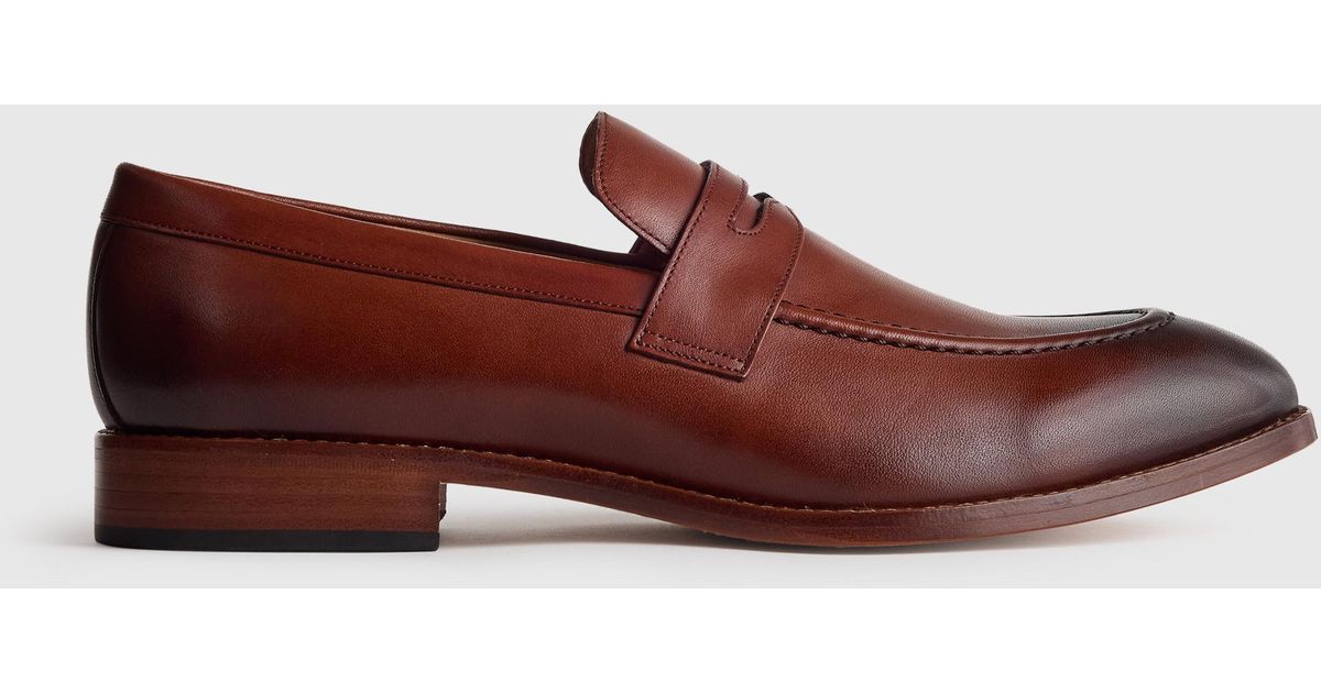 Quince Calfskin Leather Penny Loafer in Brown for Men | Lyst