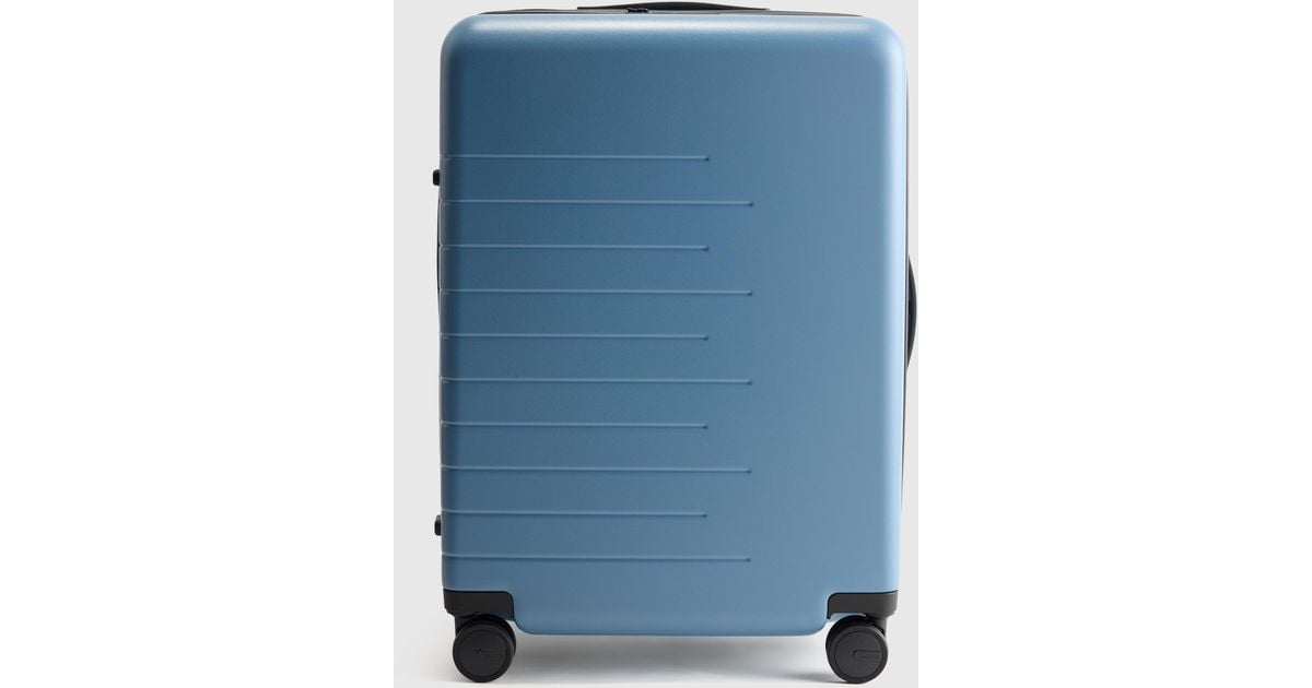 Quince Expandable Medium Check-In Suitcase, Polycarbonte in Blue | Lyst