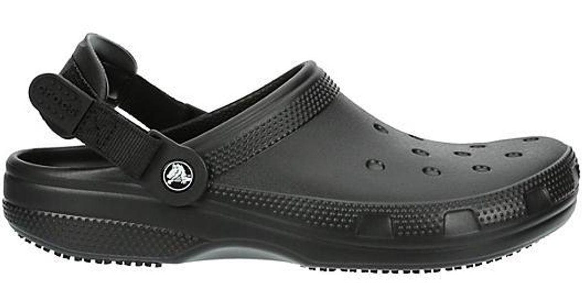 Crocs™ Classic Work Clog Work Safety Shoes in Black | Lyst