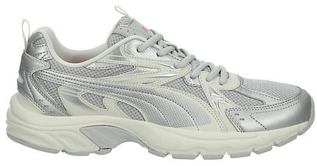 PUMA Milenio Tech Running Shoe in White | Lyst