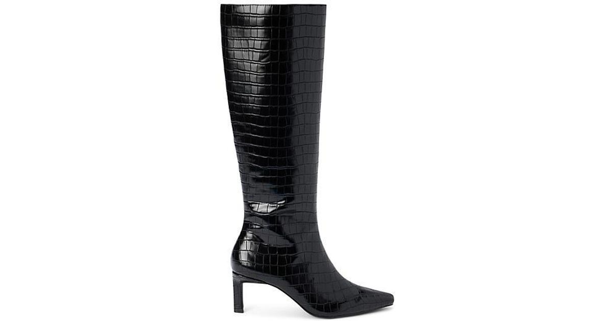Coconuts Robbie Tall Dress Boot in Black | Lyst