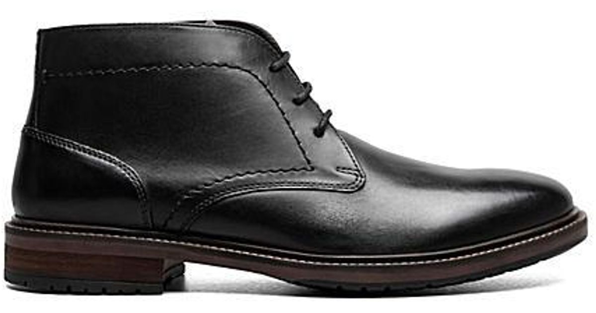 Florsheim Forge Plain Toe Chukka Boots in Black for Men | Lyst