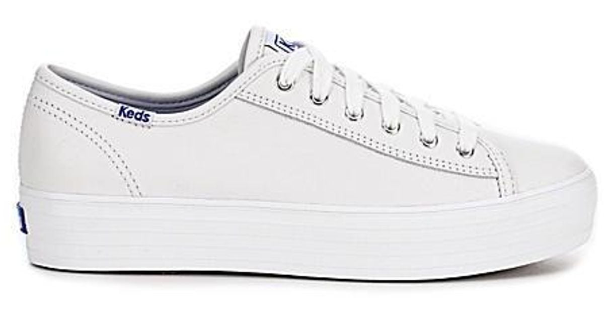 Keds Triple Kick Platform Sneaker in White | Lyst