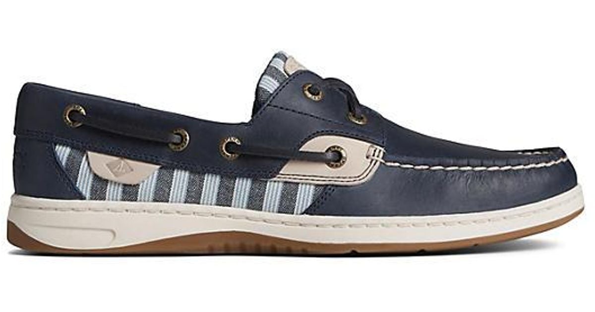 Sperry Top-Sider Bluefish Boat Shoe in Black | Lyst