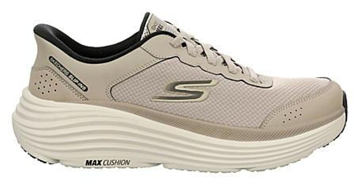 Skechers Slip-Ins Max Cushion Endeavor Slip in Gray for Men | Lyst