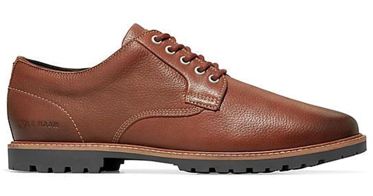 Cole Haan Midland Plain Toe Oxford in Brown for Men | Lyst