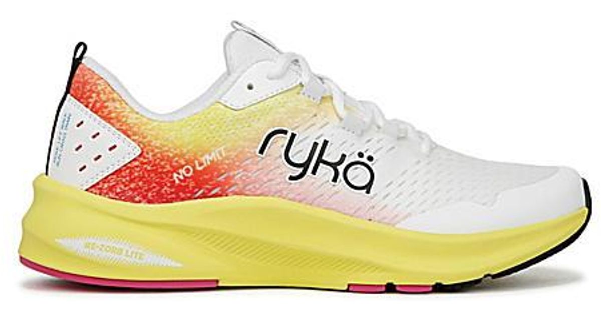 Ryka No Limit Walking Shoe in Yellow | Lyst