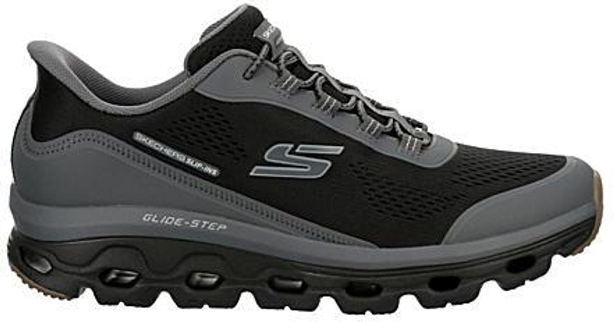 Skechers Slip-Ins Glide-Step Sole Hiking Shoe in Black for Men | Lyst