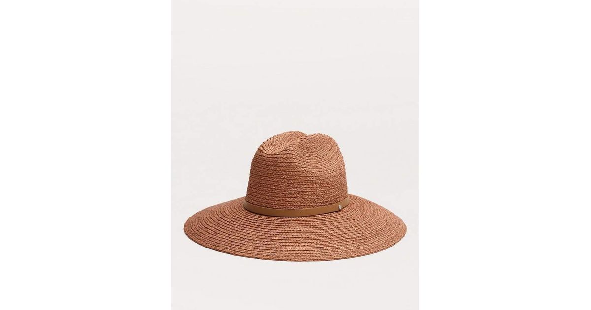 Rag & Bone Cleo Straw Hat in Brown | Lyst