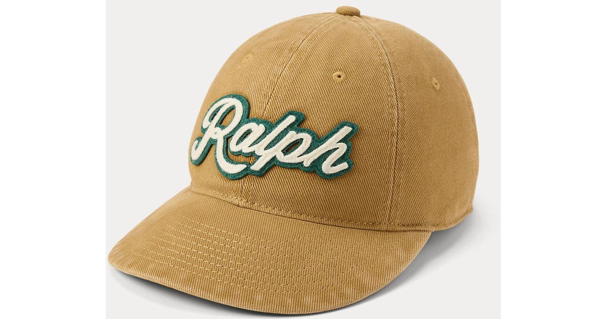 Polo Ralph Lauren The Ralph Lauren Logo Twill Ball Cap in Green for Men ...