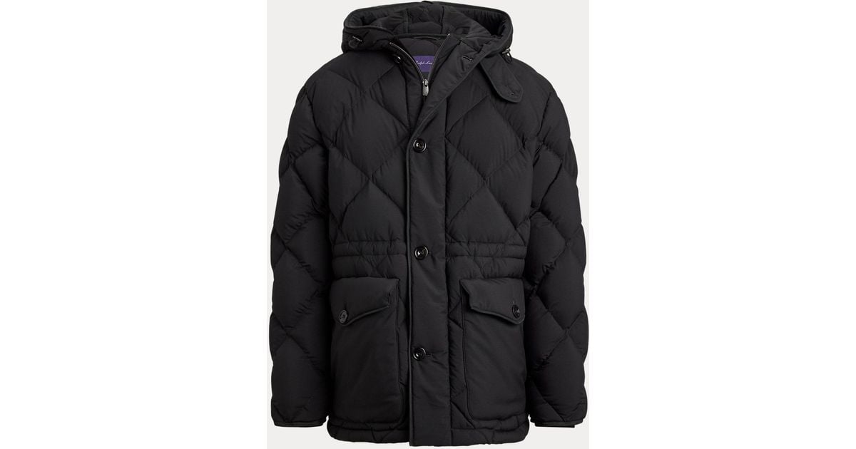 Ralph Lauren Farley Quilted Down Parka in Black for Men | Lyst UK