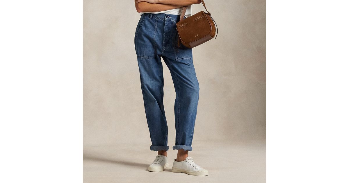 Polo Ralph Lauren The Denim Ricky Trouser in Blue | Lyst