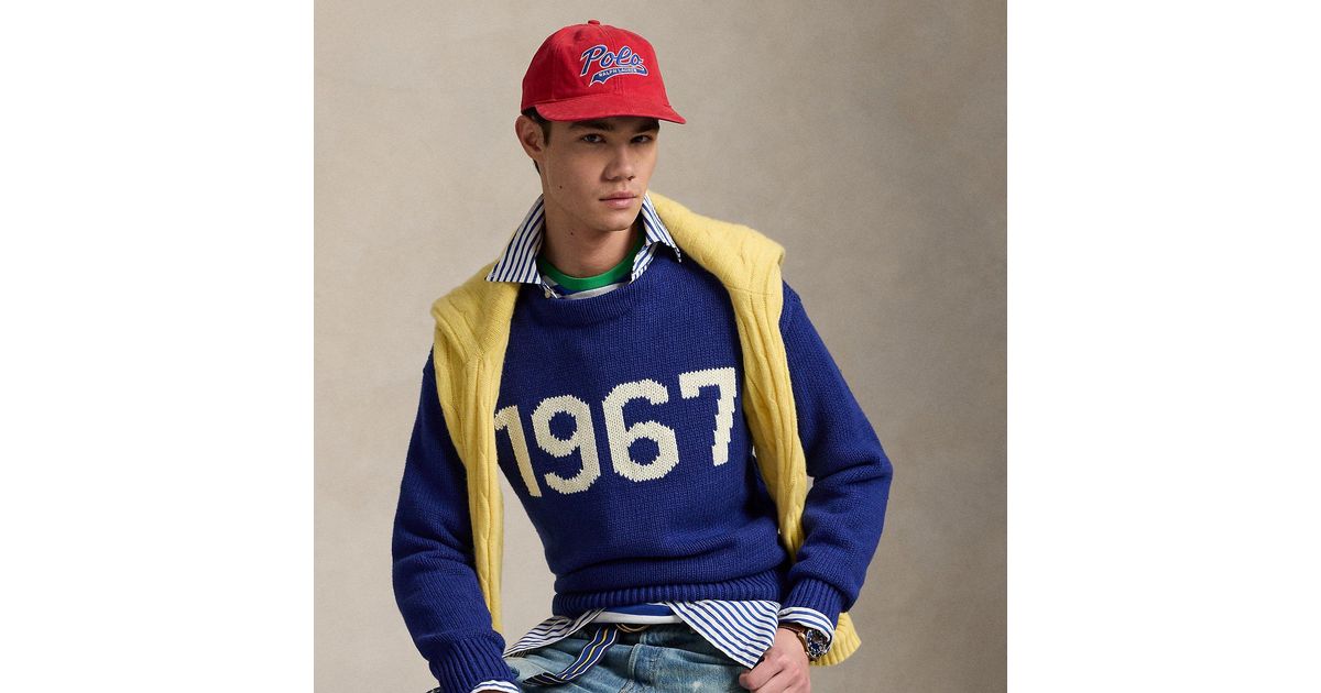 Polo Ralph Lauren The 1967 Jumper in Blue for Men | Lyst UK