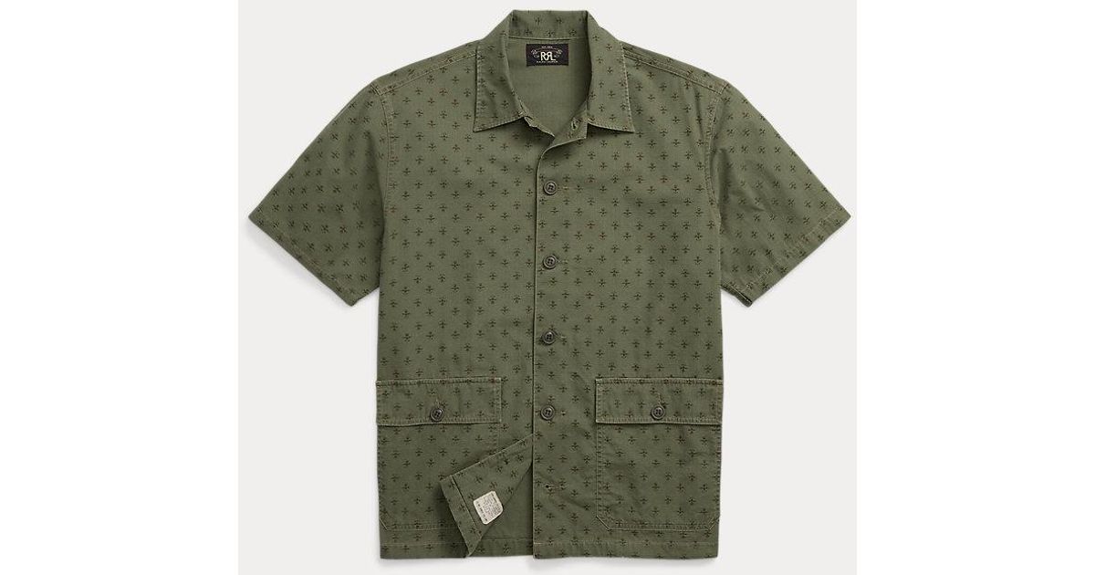 Ralph Lauren Ralph Lauren Print Ripstop Shirt in Green for Men | Lyst