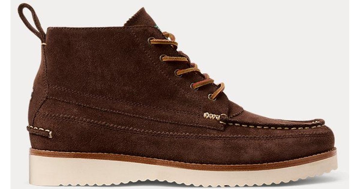 Polo Ralph Lauren Ranger Suede Workboot in Brown for Men | Lyst UK