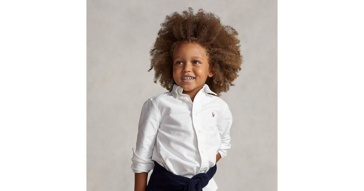 Polo Ralph Lauren Ralph Lauren Boy's The Iconic Oxford Shirt in White for Men | Lyst