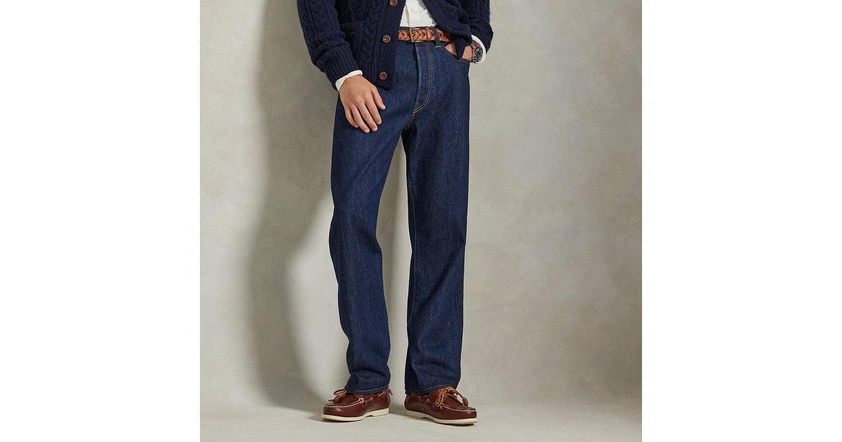 Polo Ralph Lauren Heritage Straight Selvedge Jean in Blue for Men | Lyst